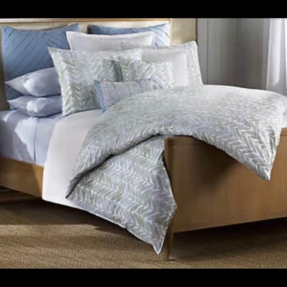 Barbara Barry | Bedding | Barbara Barry Sealeaves Fullqueenduvet ...